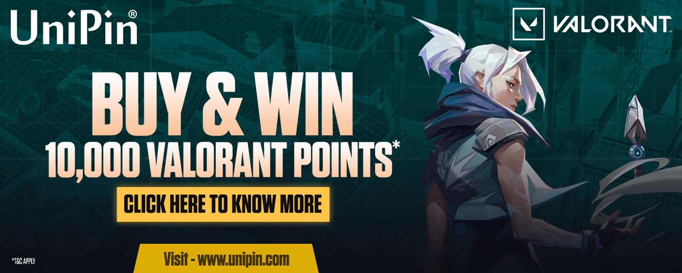 UniPin - 10,000 Valorant Points Giveaway!